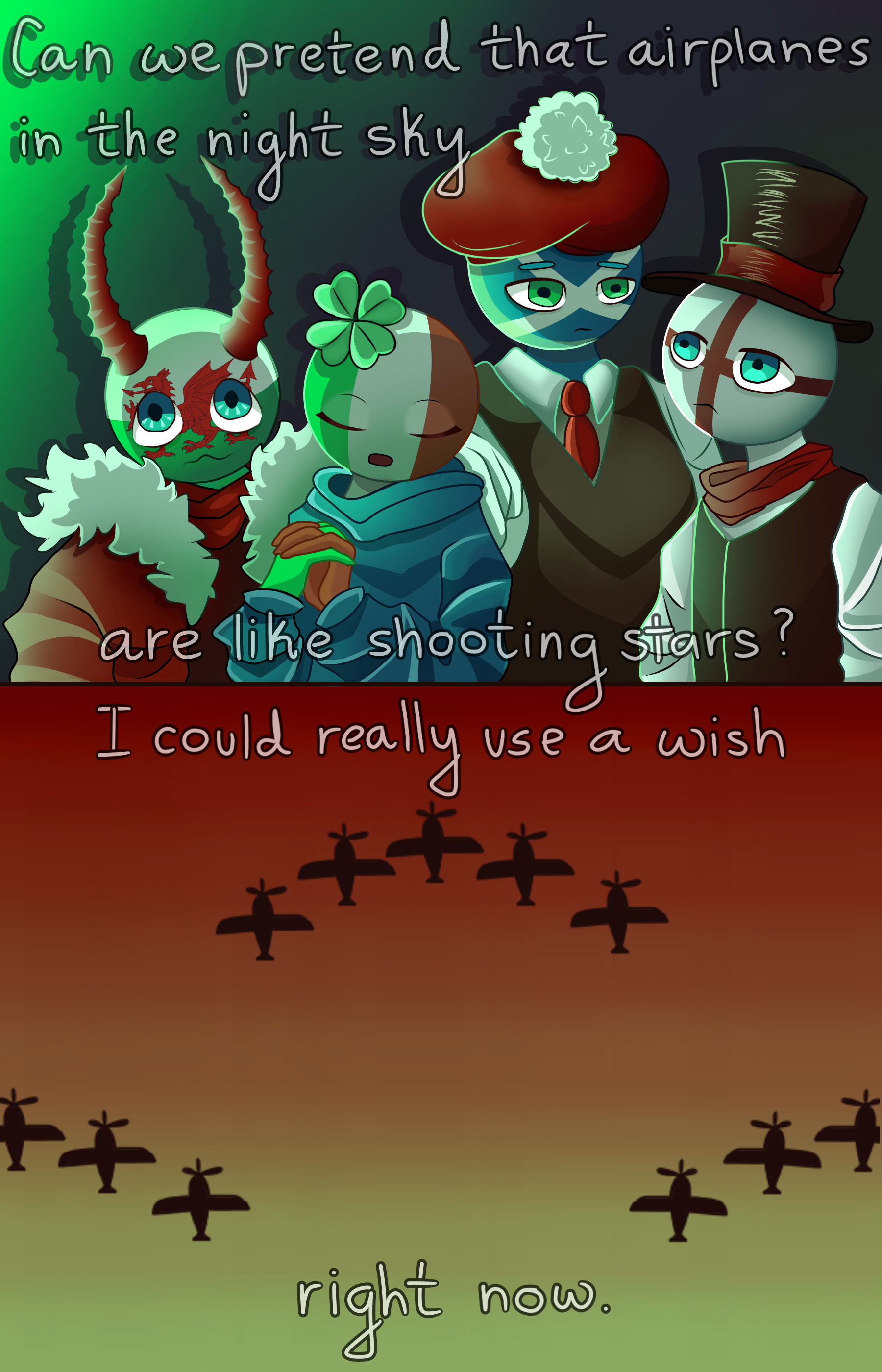 A Short Comic About The Blitz That References The Song Airplanes By Bob Scrolller