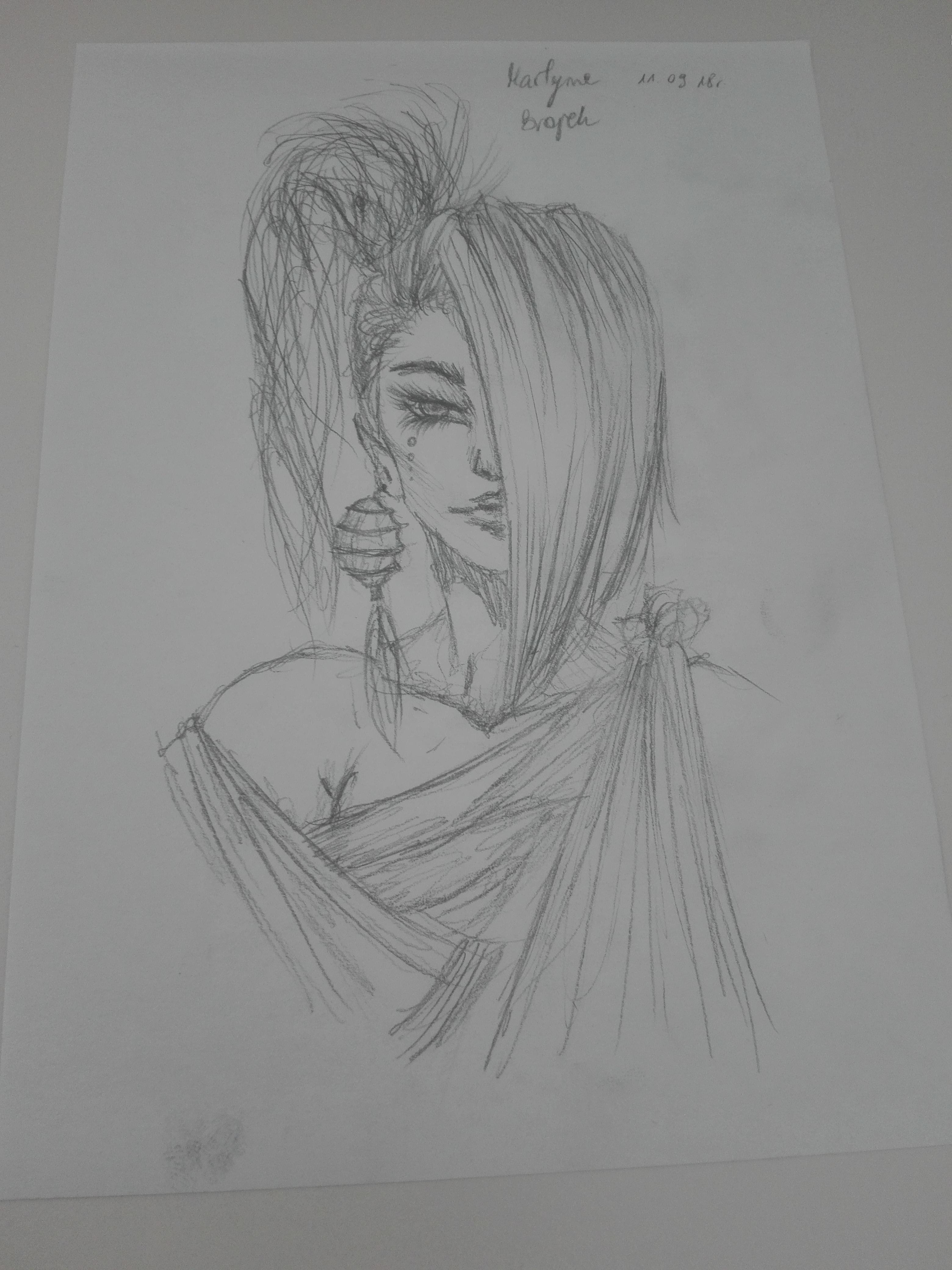 A simple sketch | Scrolller