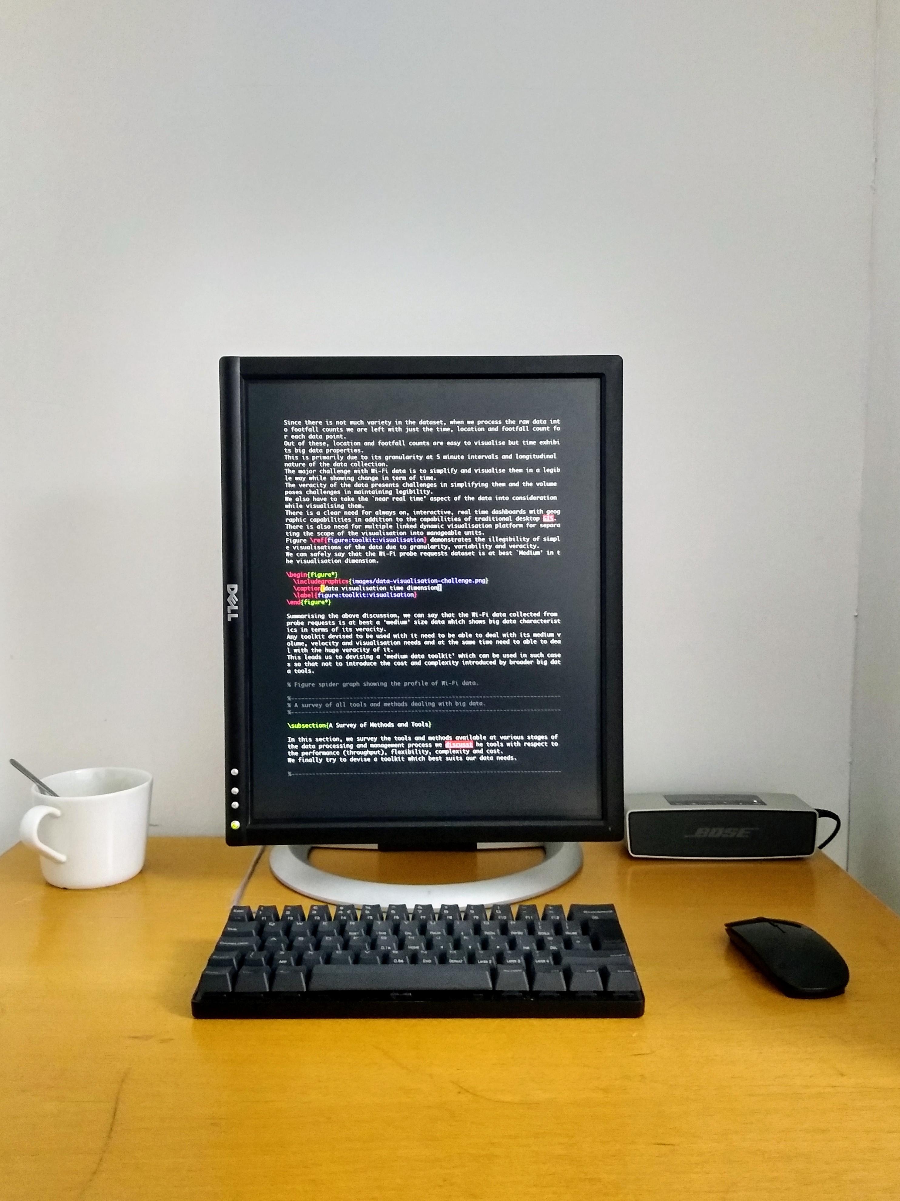 A simple writing setup. | Scrolller