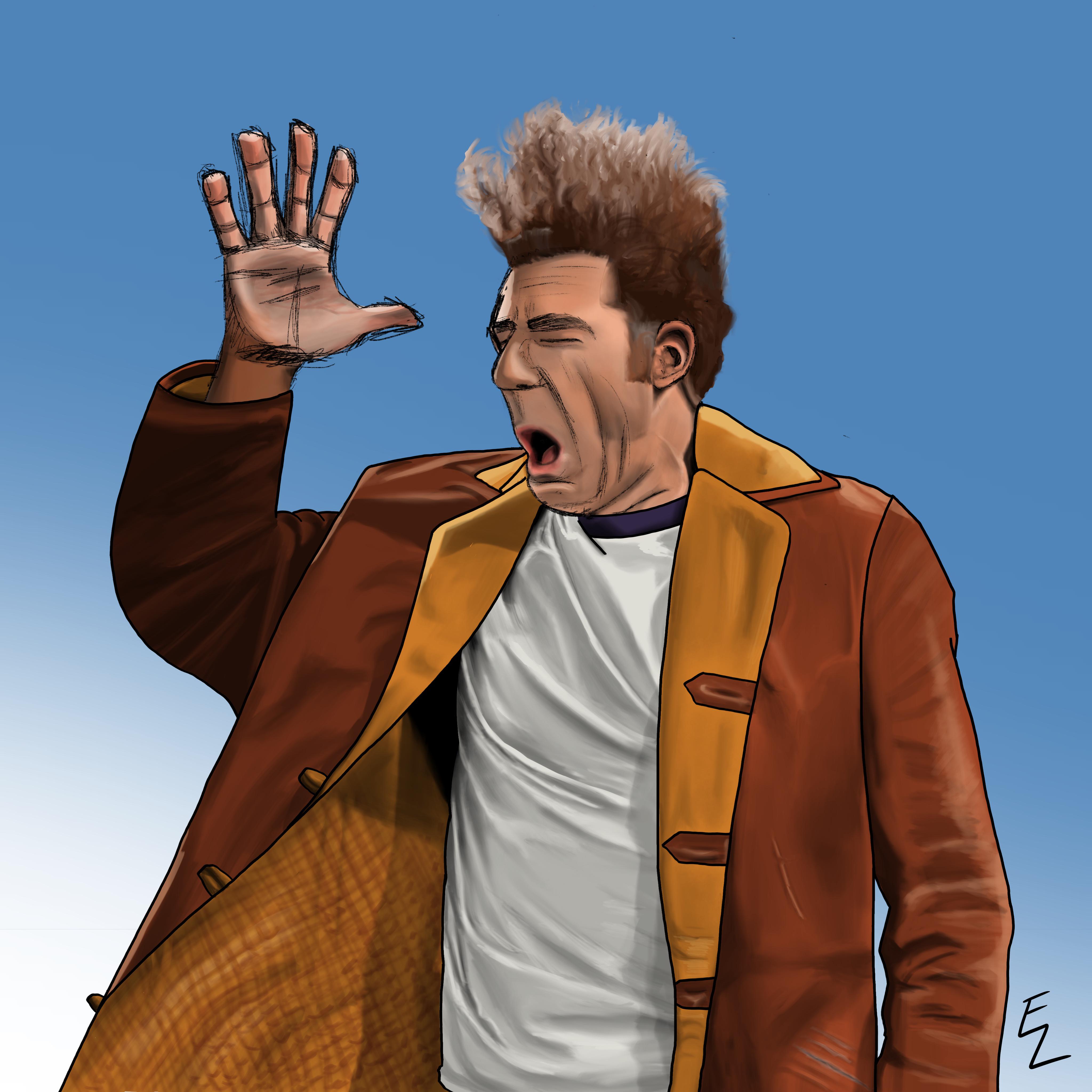 A sketch I did of Cosmo Kramer | Scrolller