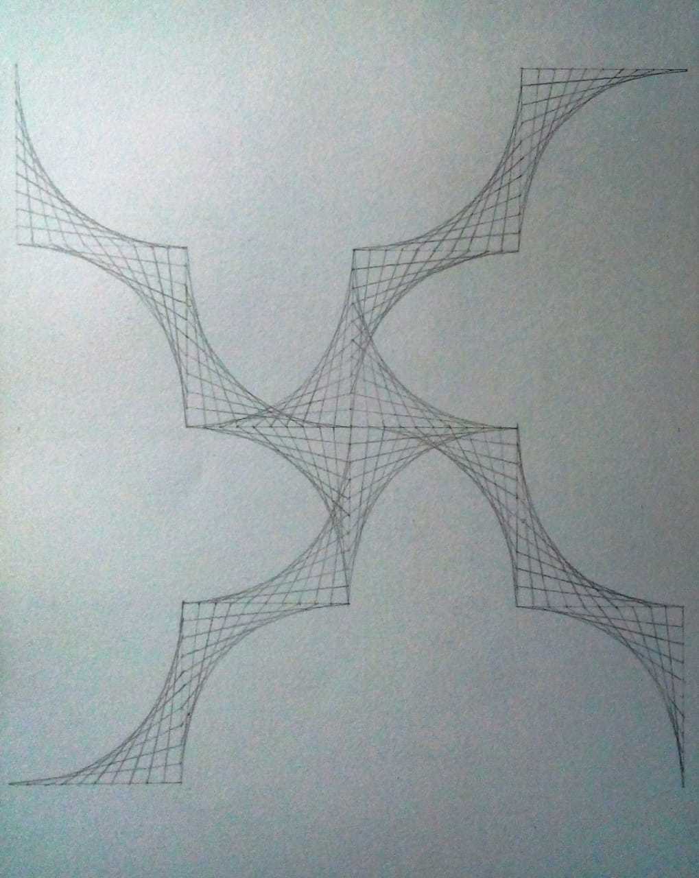 A sketch of a string art | Scrolller
