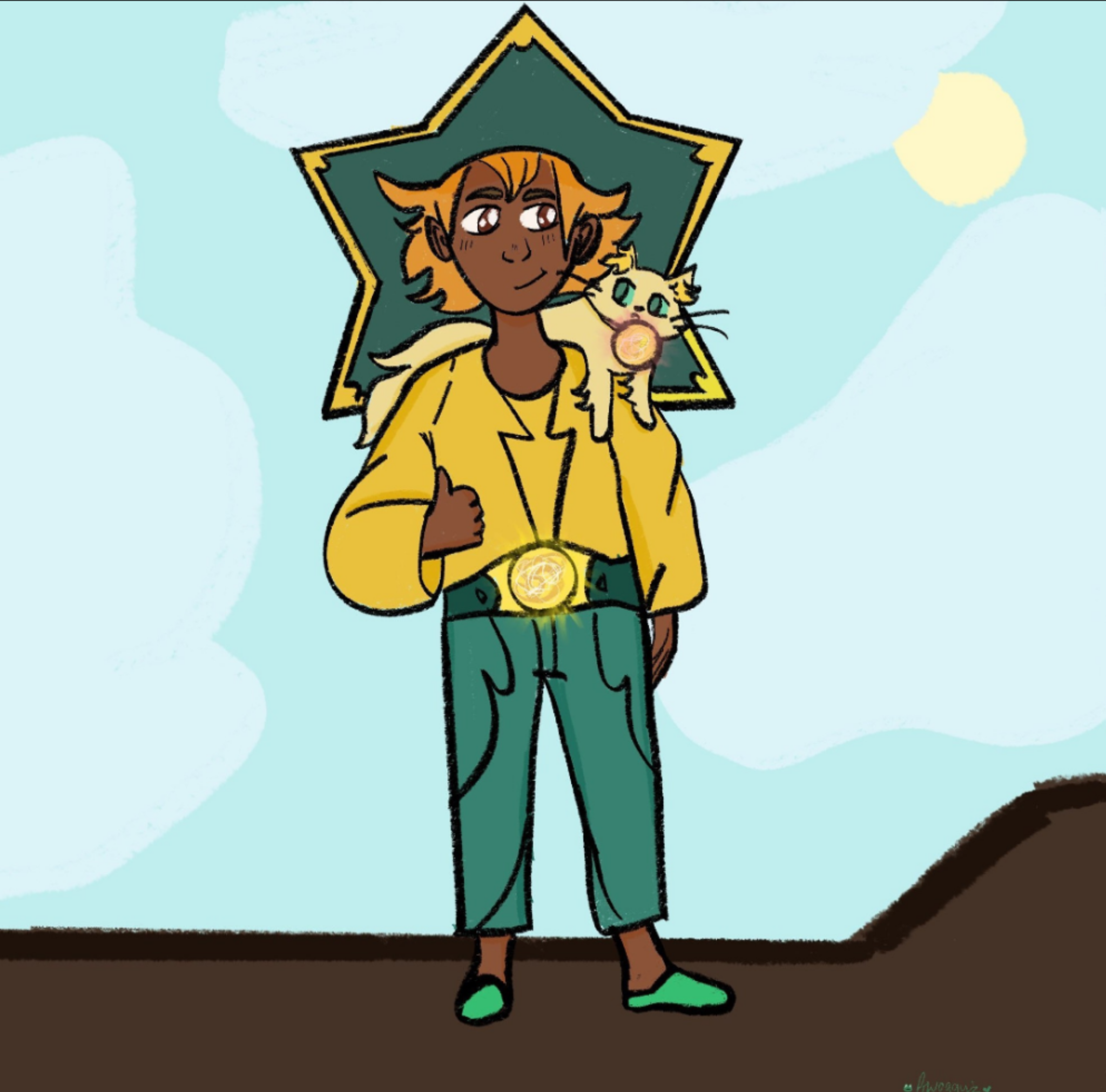 a small drawing of stella and daffodil! | Scrolller