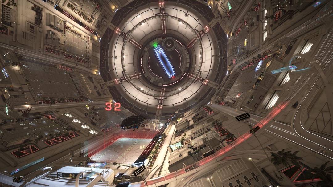 A Space Station Dock (Kinda a hanger right?) From Elite:Dangerous | Scrolller