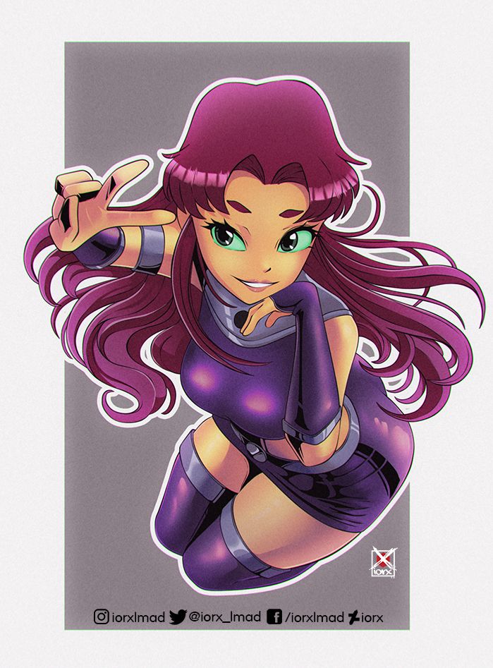 A Starfire Sticker | Scrolller