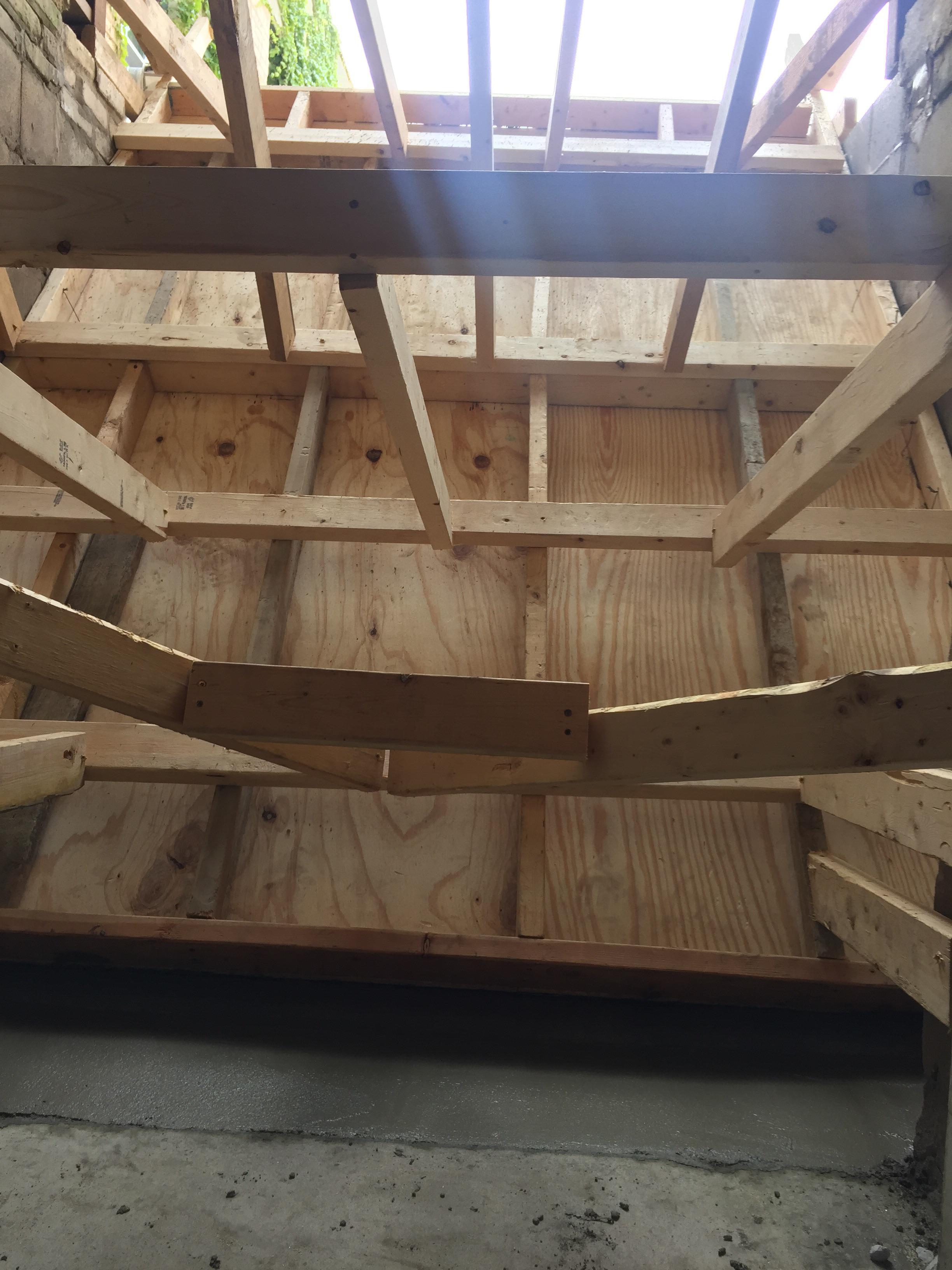 A steep ramp pour. It’s to slide material down | Scrolller