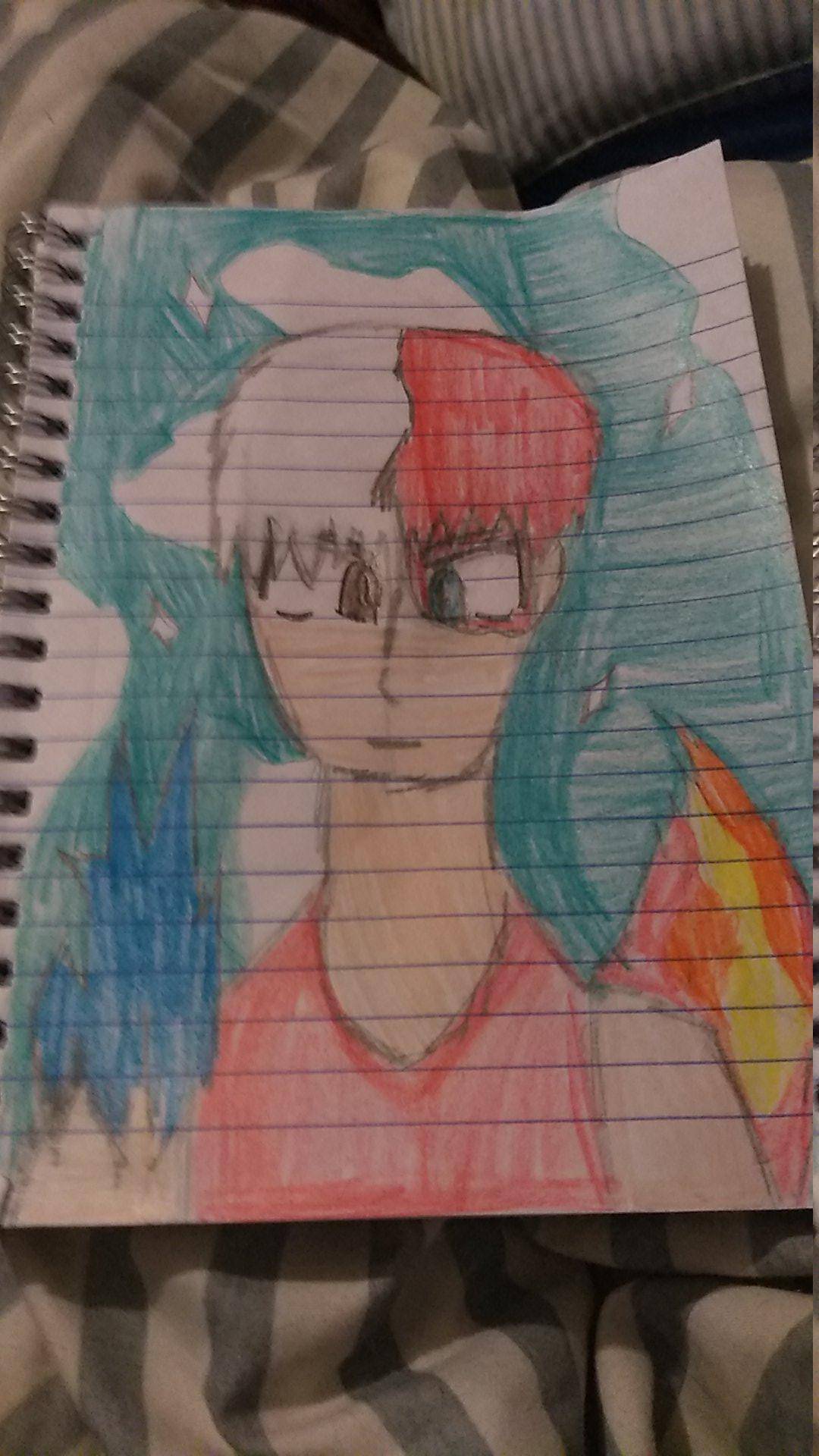 A Todoroki drawing I made | Scrolller