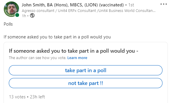 A valuable poll | Scrolller