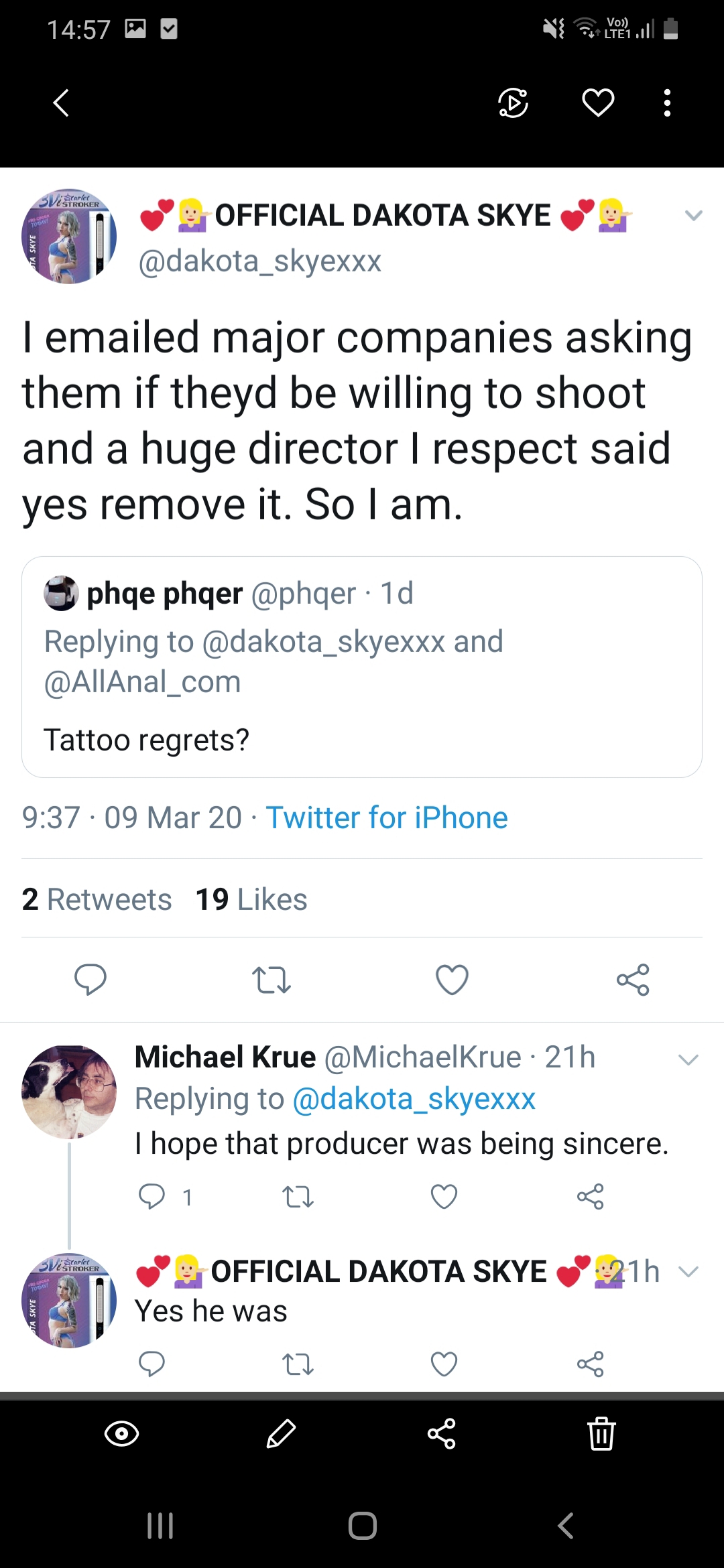 A welcome decision but I fear she may be too far gone. | Scrolller