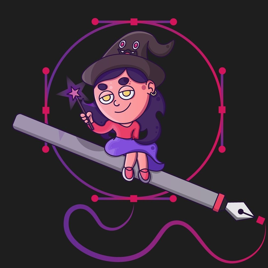 A Witch with her fav AI Tool | Scrolller