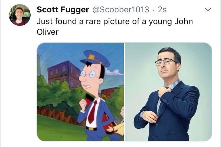 A young John Oliver | Scrolller