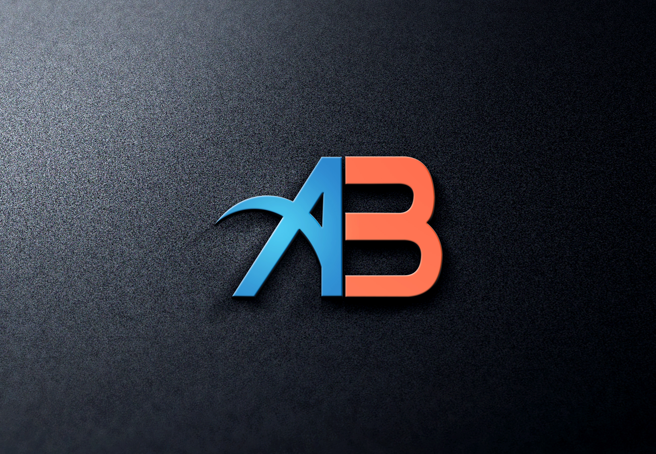 AB logo design | Scrolller
