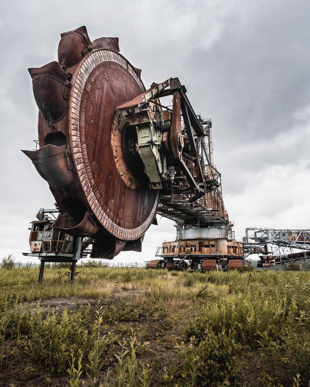 Abandoned Bucket Wheel Excavator [1024x1280][OC] | Scrolller