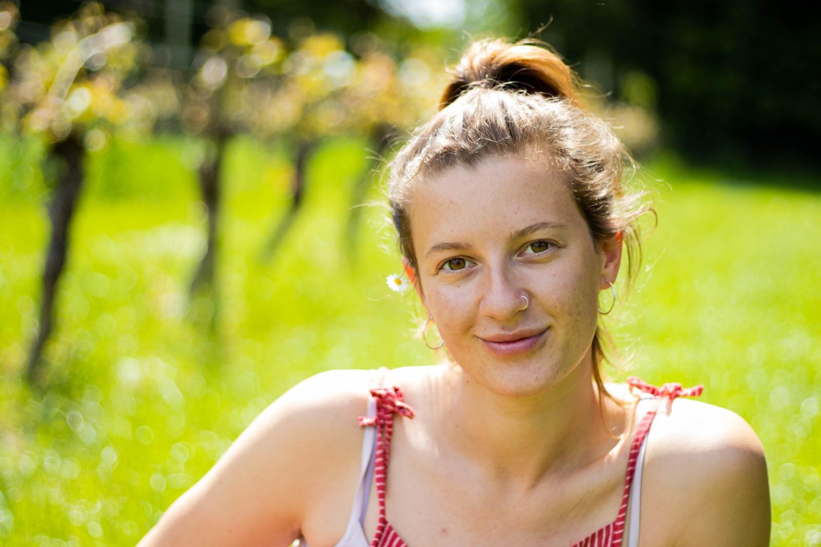 Abigail at a vineyard | Scrolller