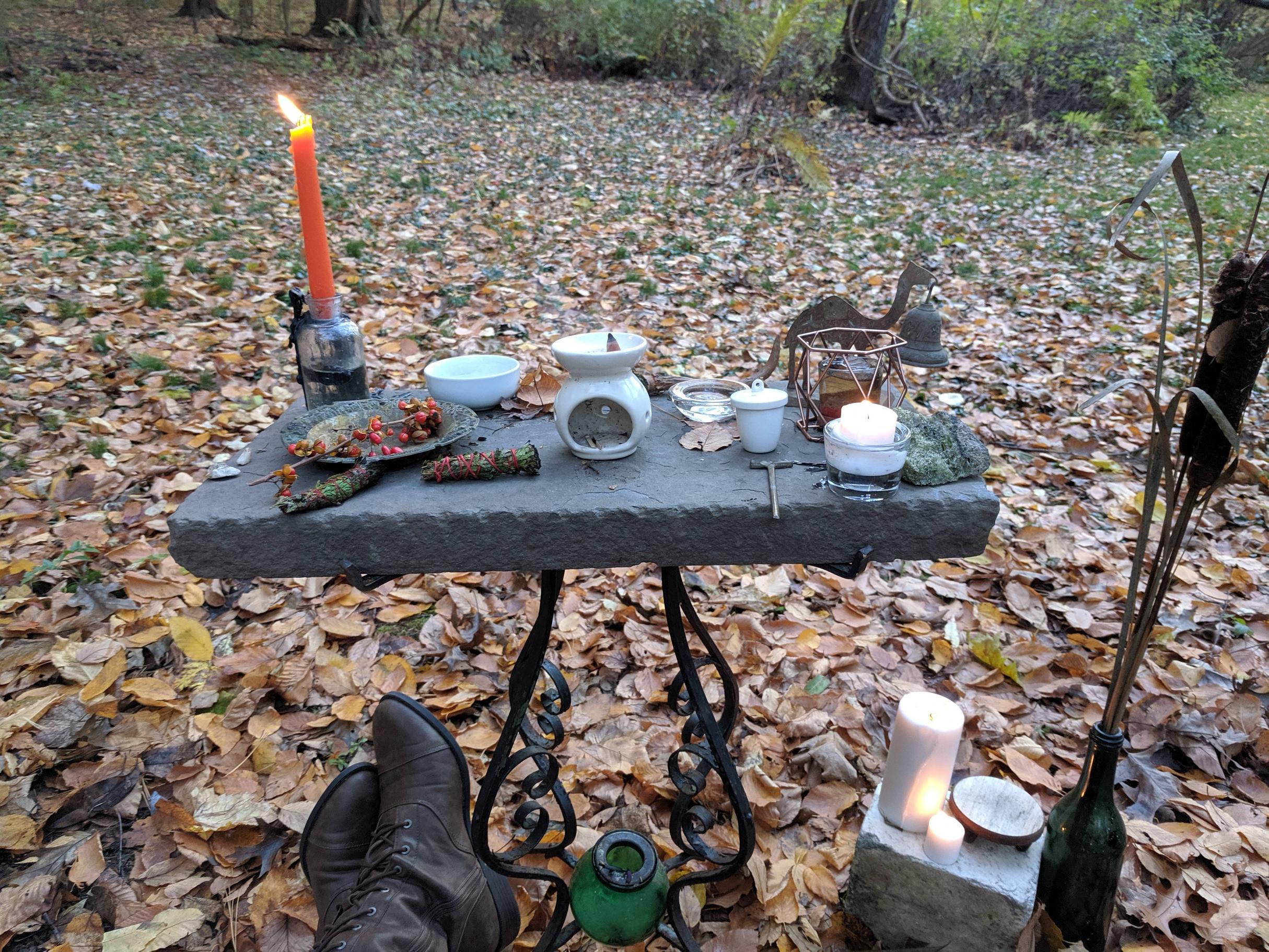 About time to move my altar indoors | Scrolller