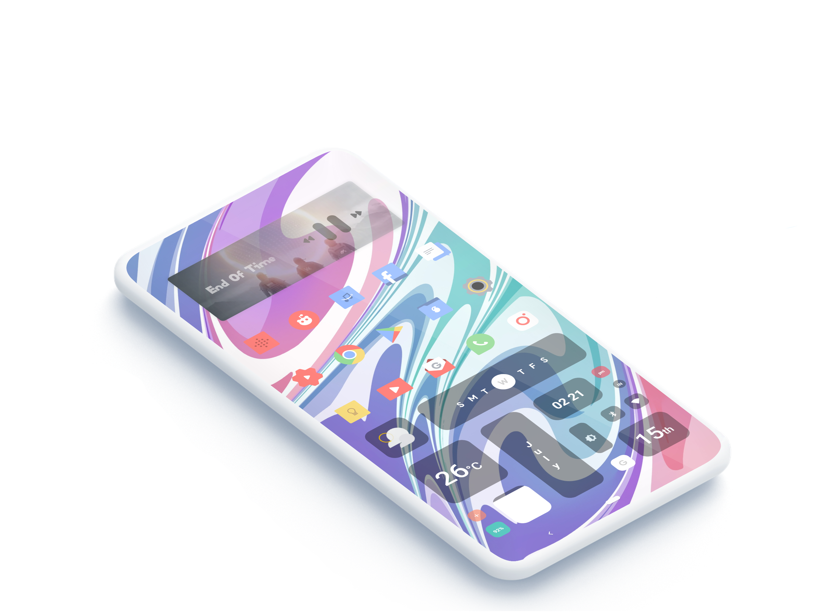 Abstract Nova Launcher Setup | Scrolller