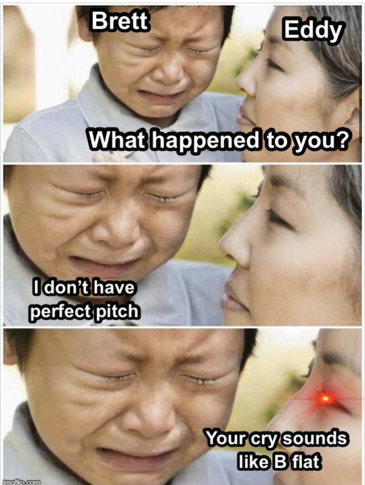 Accents the sharp bottom if you have perfect pitch! | Scrolller