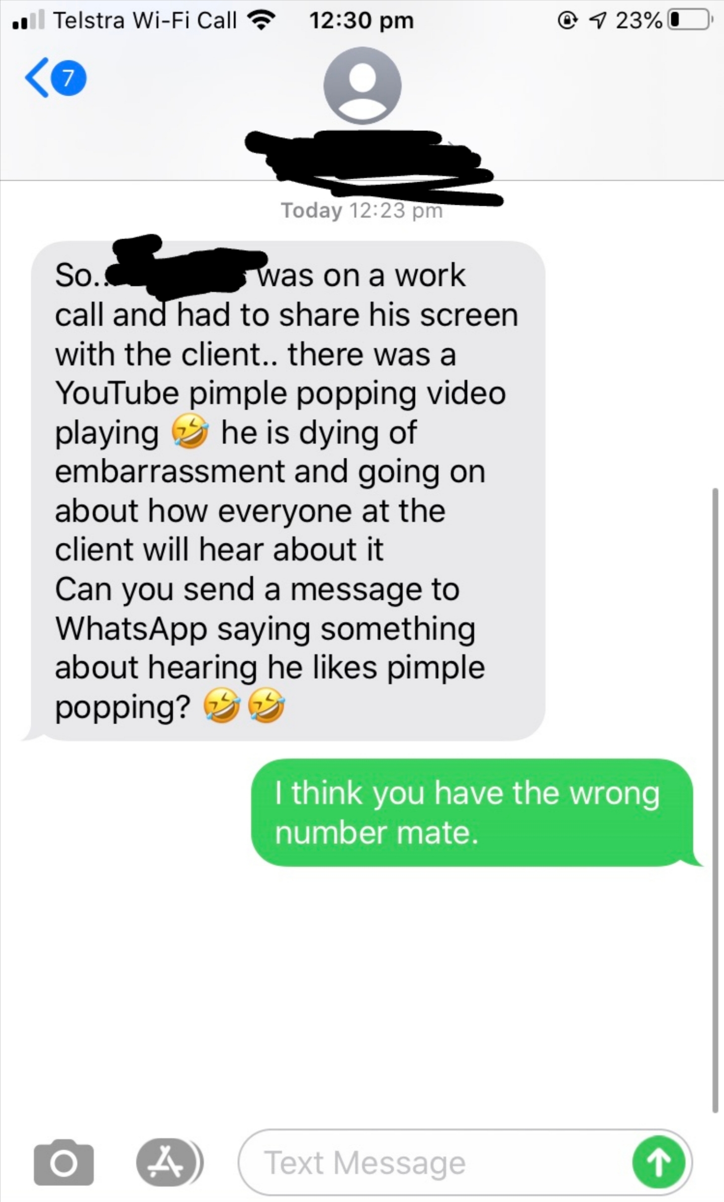 Accidental public pimple popper | Scrolller