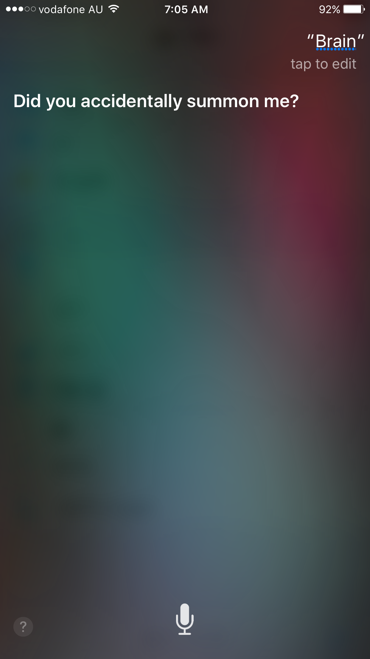 Accidentally summoning Siri... | Scrolller