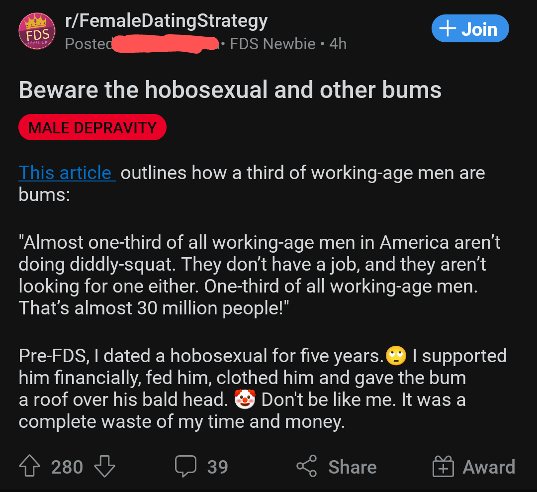 Achievement unlocked, becoming Hobo shexual | Scrolller