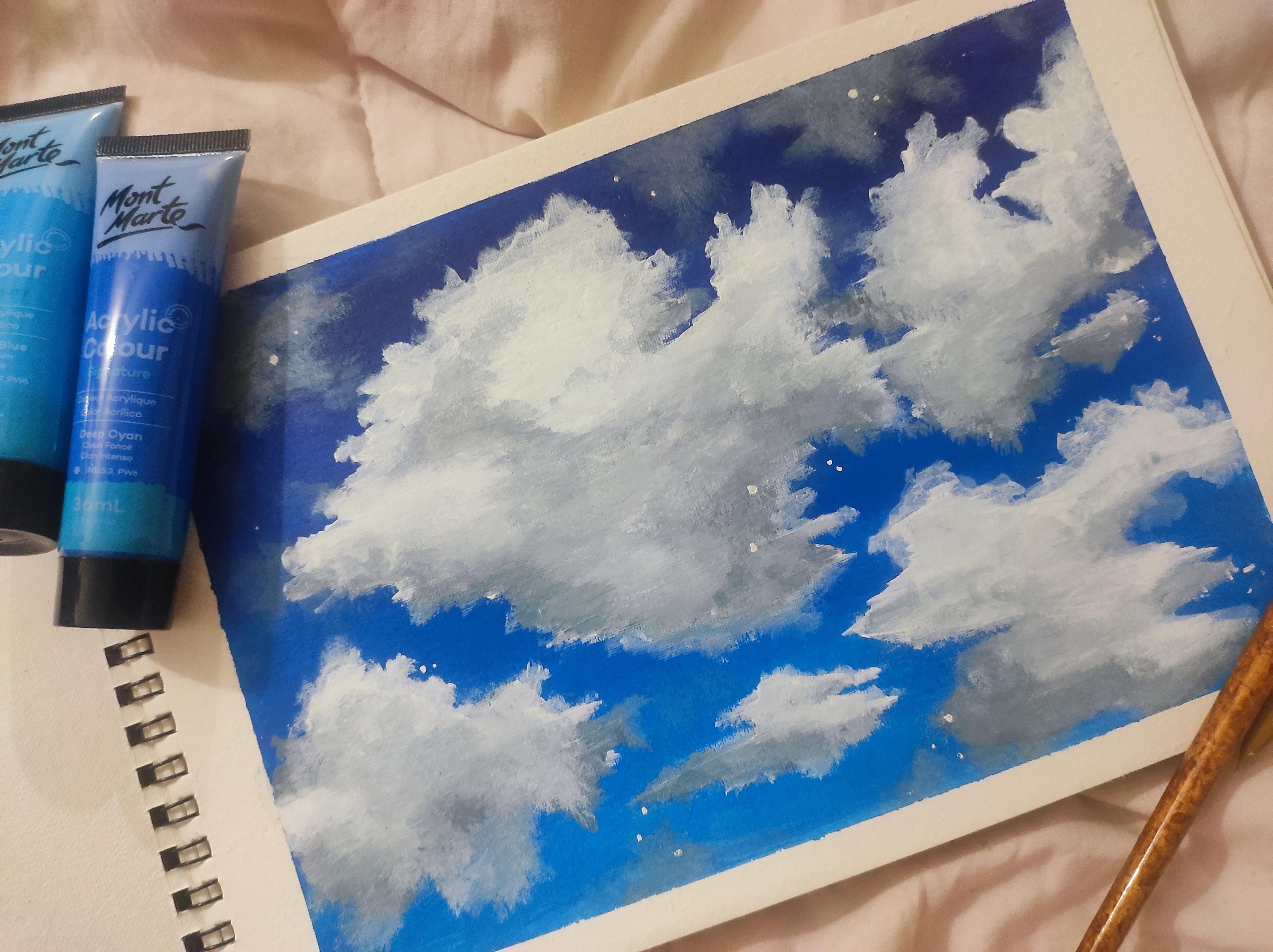 . Acrylic First Try | Scrolller