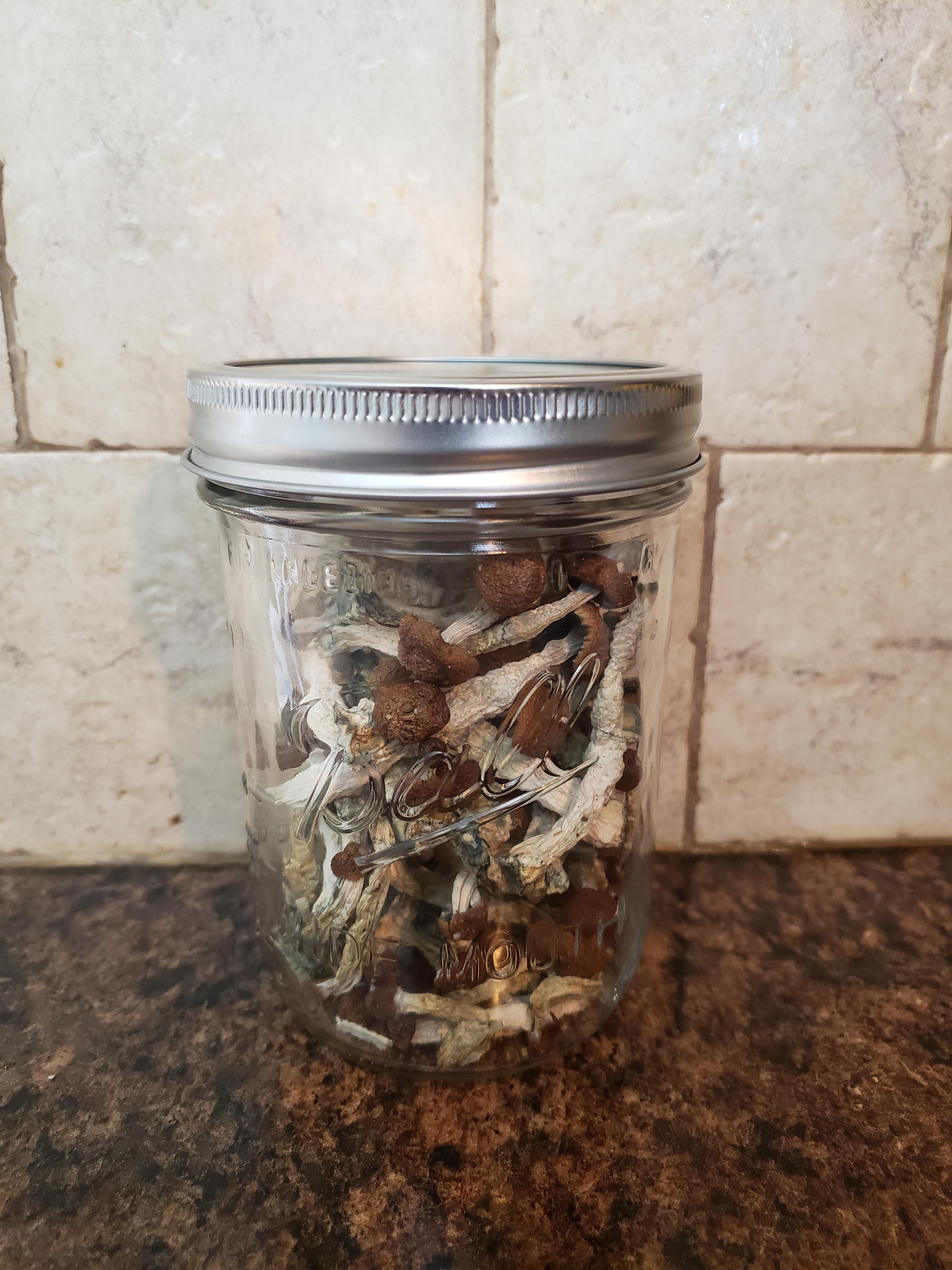 [actives] 31g dry. Not bad for a first time grower I'd say! | Scrolller