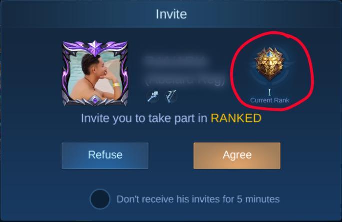Add current rank on Invitations. | Scrolller