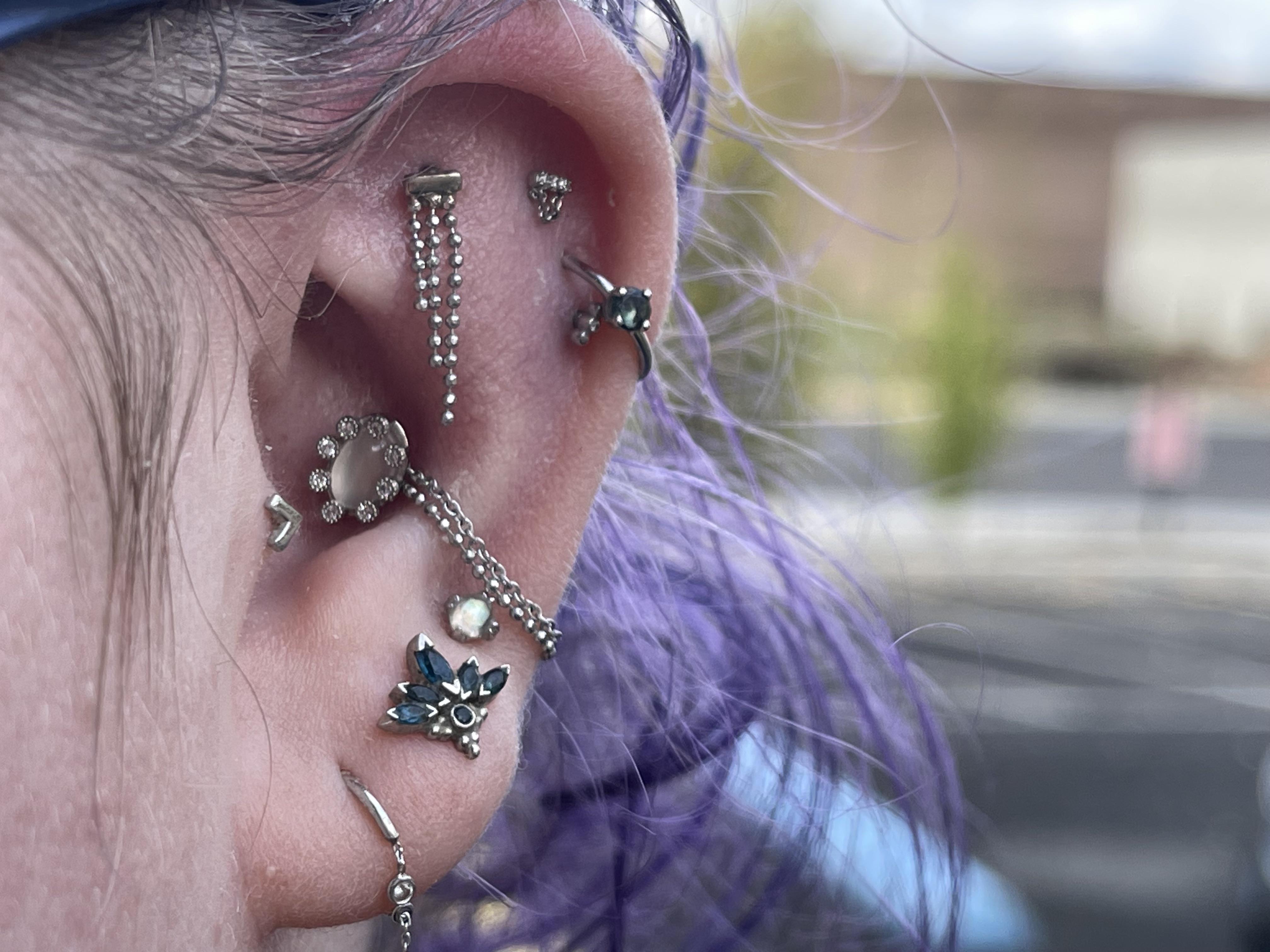Added the Maximalism from Pupil Hall to conch piercing | Scrolller