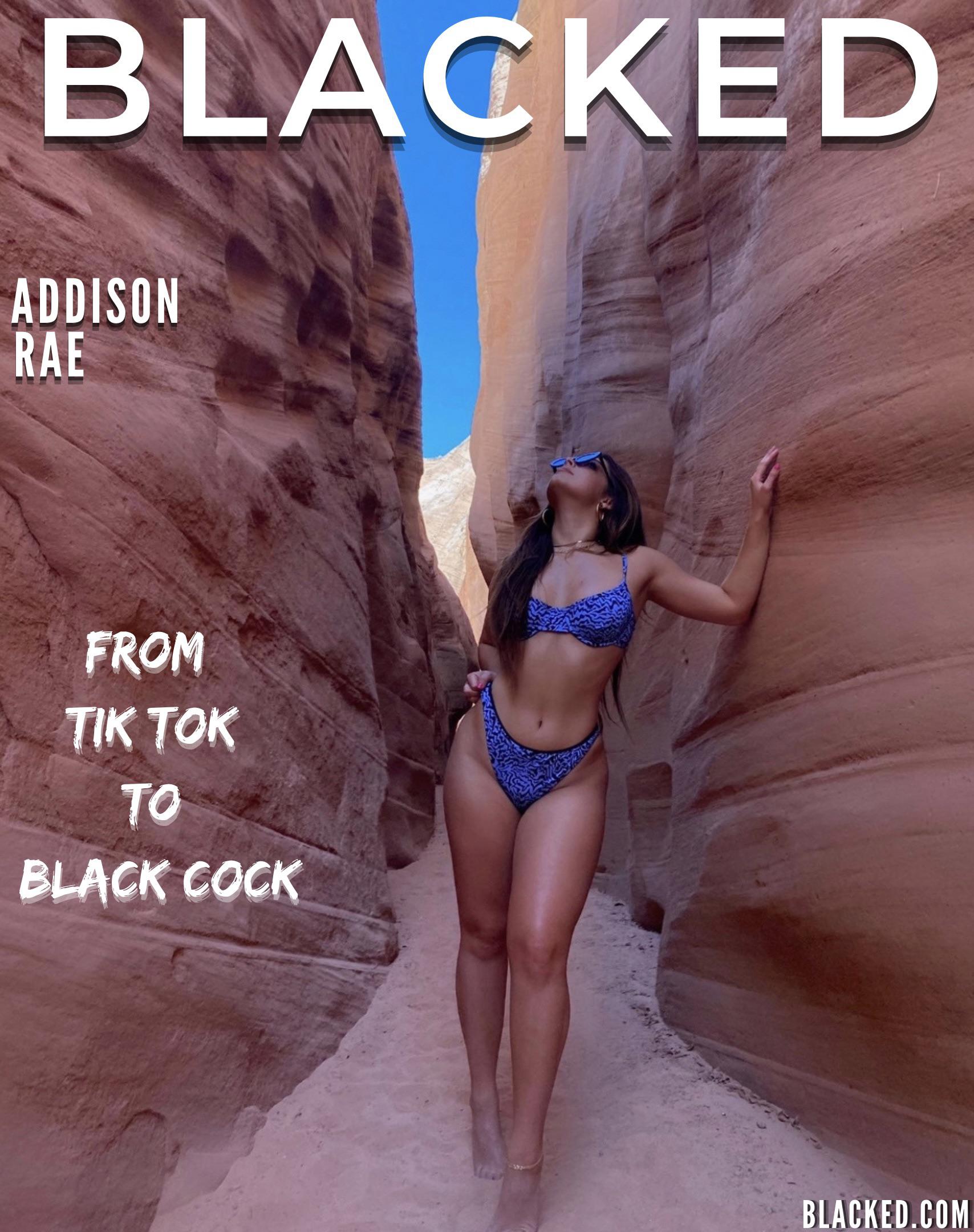 Addison Rae for Blacked | Scrolller