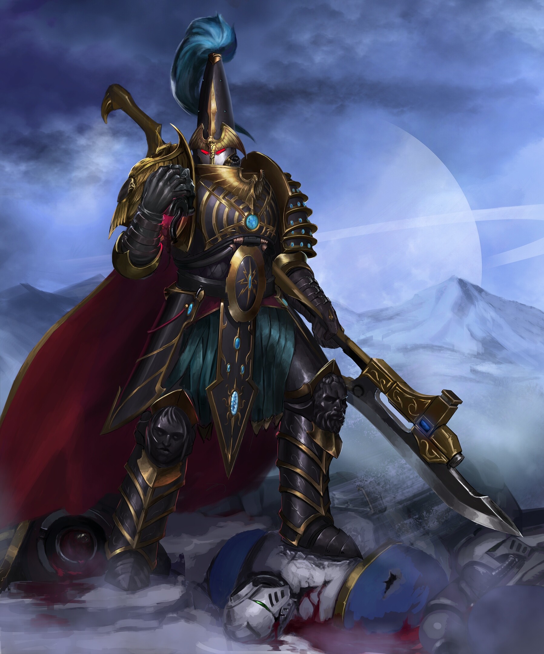 Adeptus Custodes by Aleksey Bashlay | Scrolller