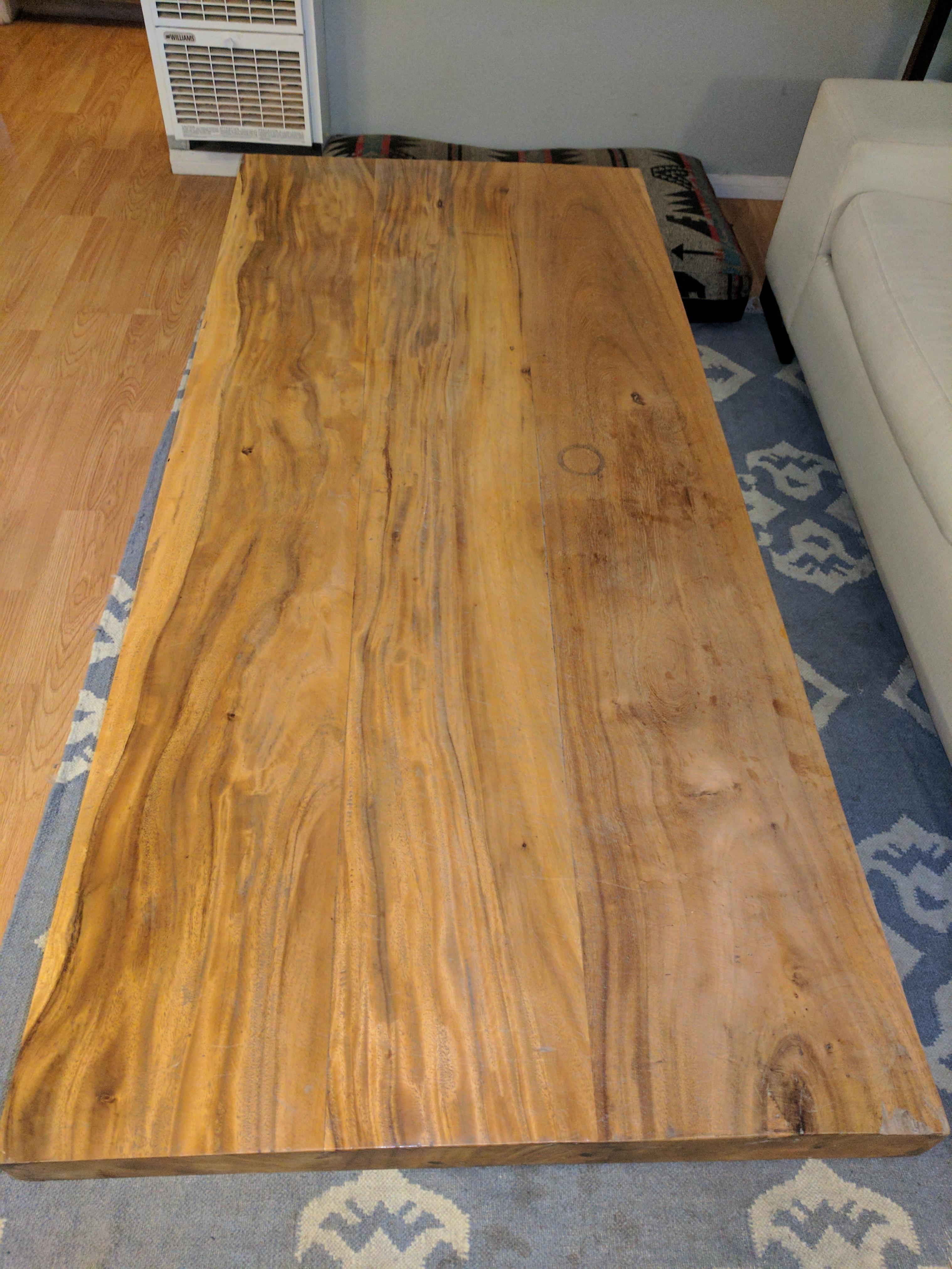 Advice for refinishing a coffee table | Scrolller