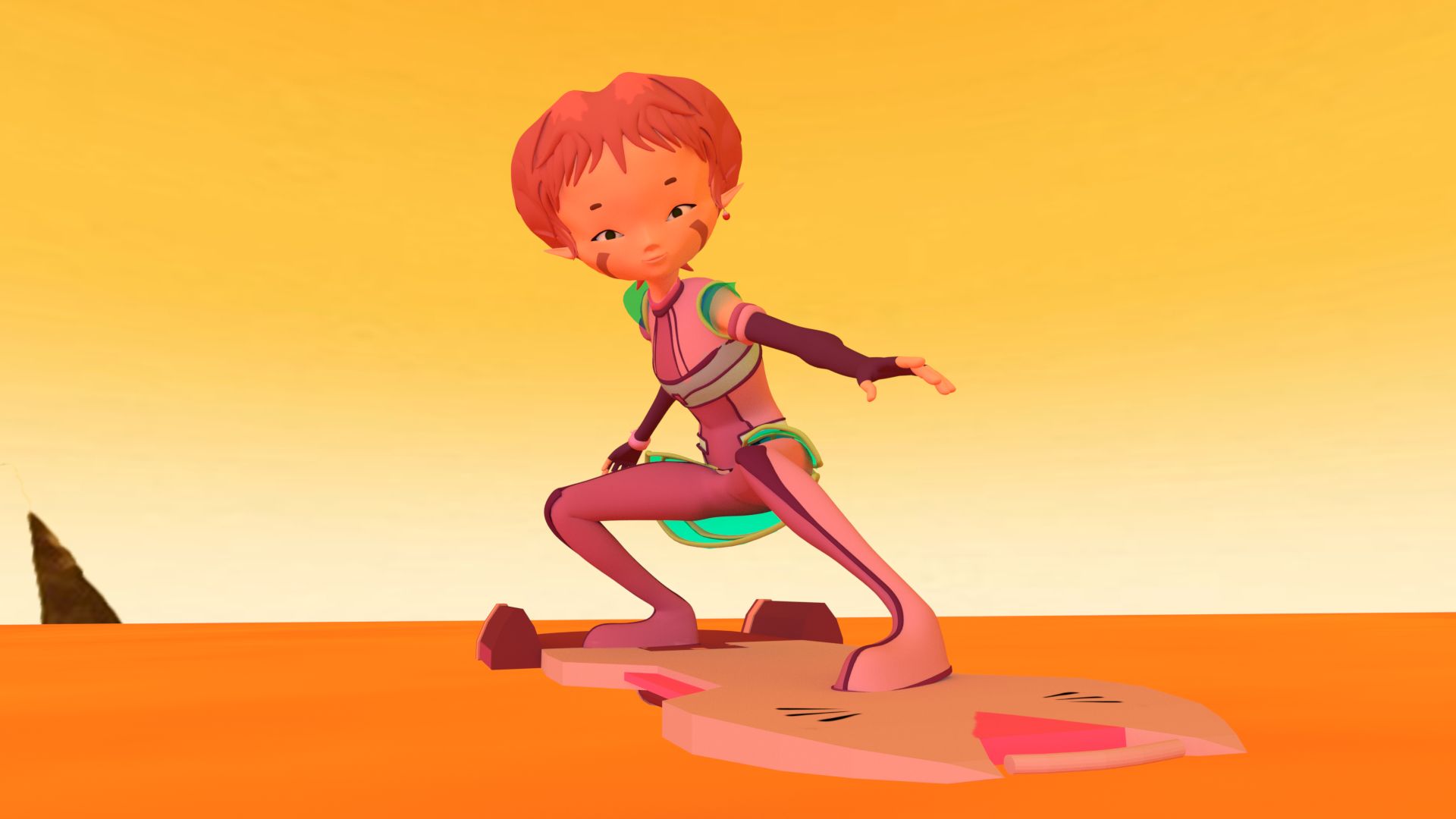Aelita On Overboard Scrolller