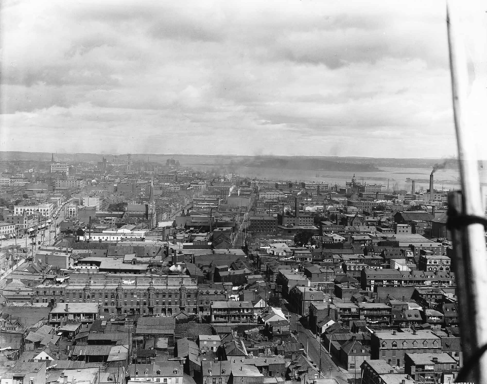 Aerial of Griffintown, Montreal, 1896 [1892x1493] | Scrolller