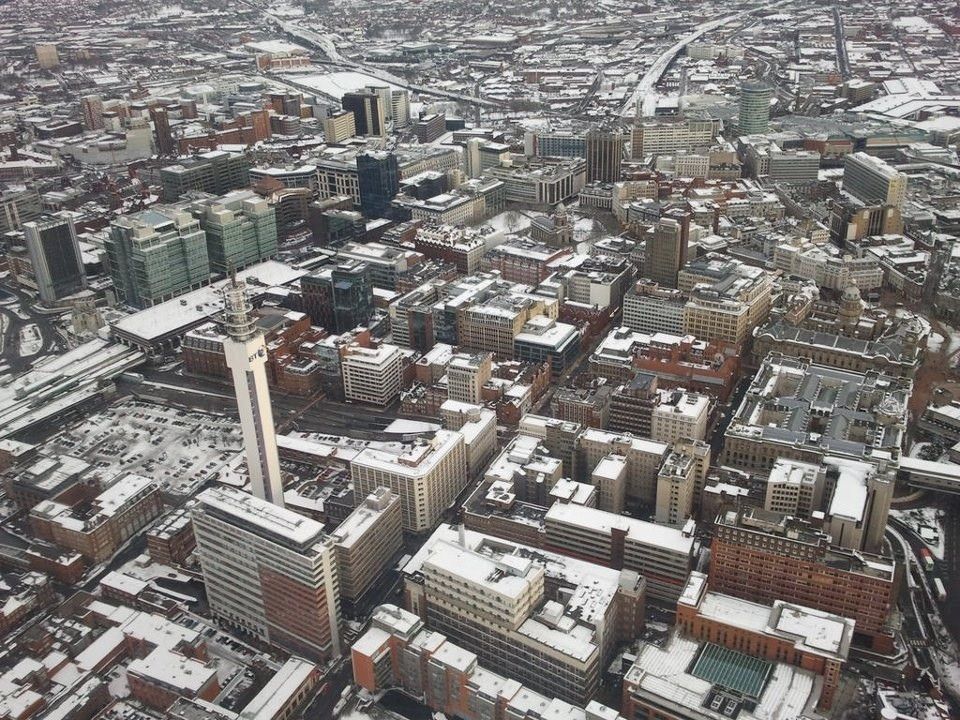 Aerial view of Birmingham | Scrolller