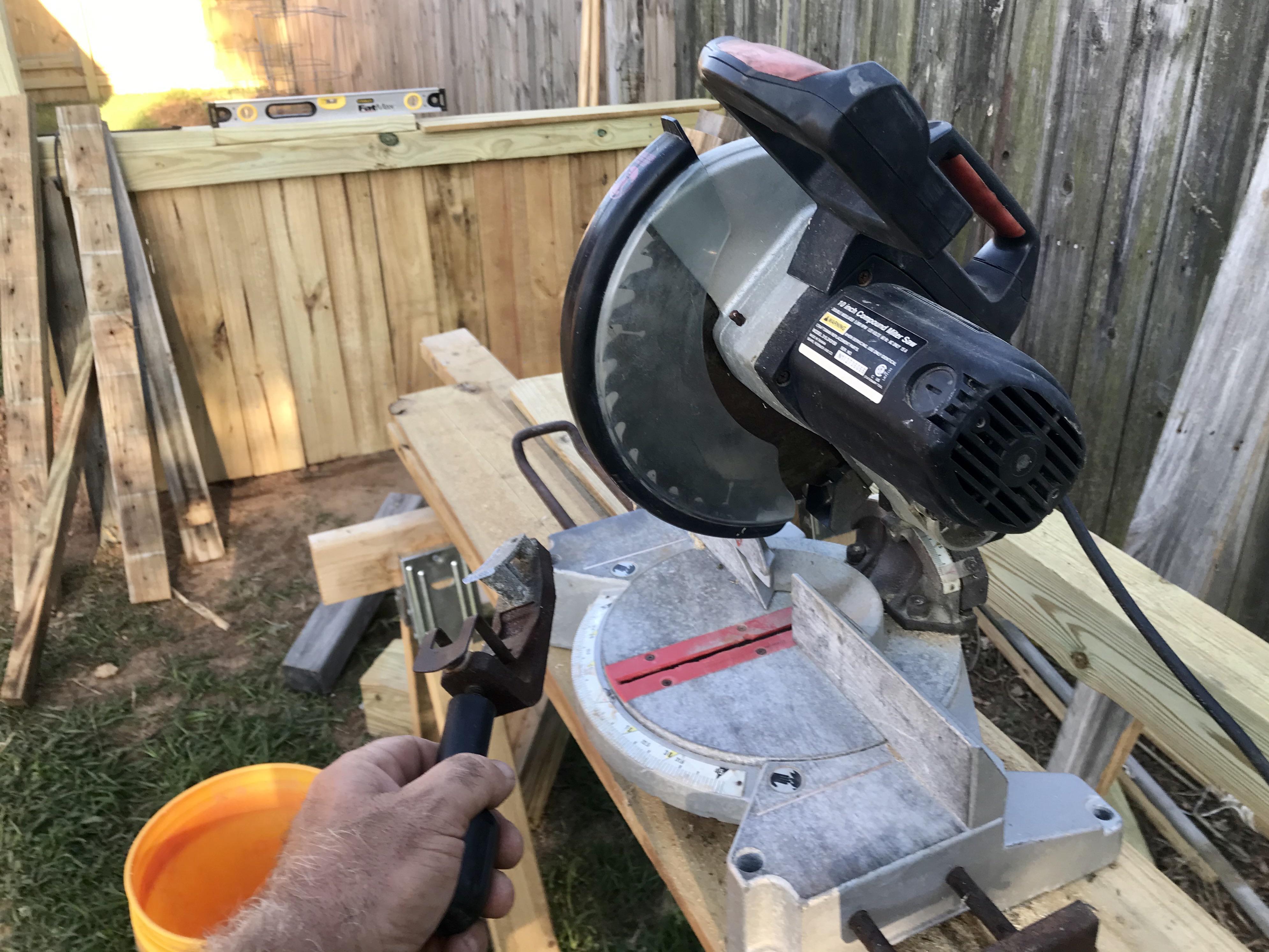 After almost 30 years together I managed to break my compound miter saw today. Your laser burned ...