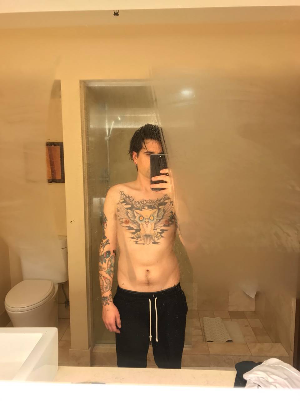 After shower in my hotel room | Scrolller