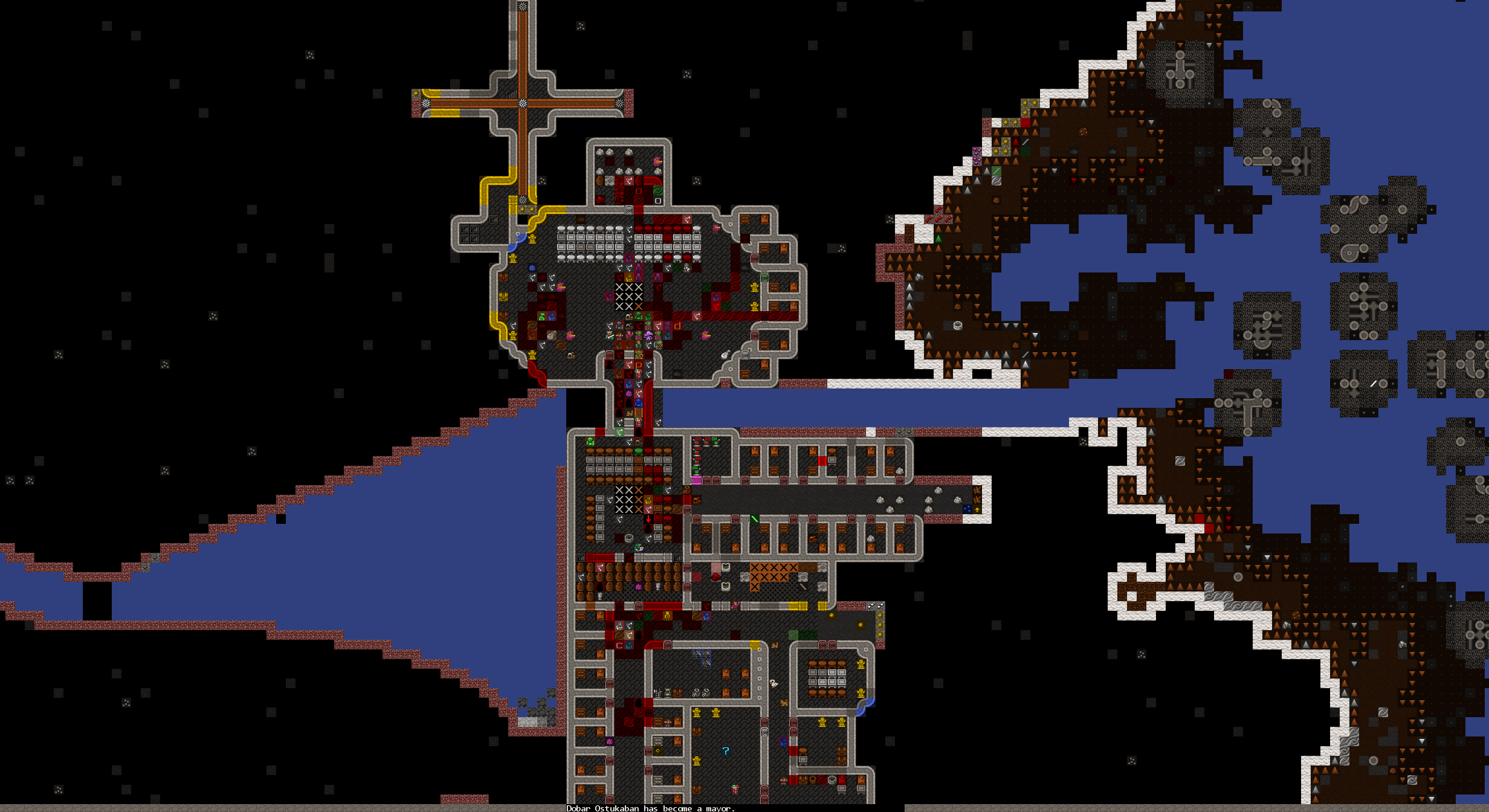 Aftermath of a particularly brutal tavern brawl that reduced my adult pop. from 130 to 35 ...