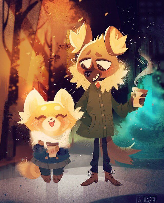"Aggretsuko Christmas" by stasya sher | Scrolller