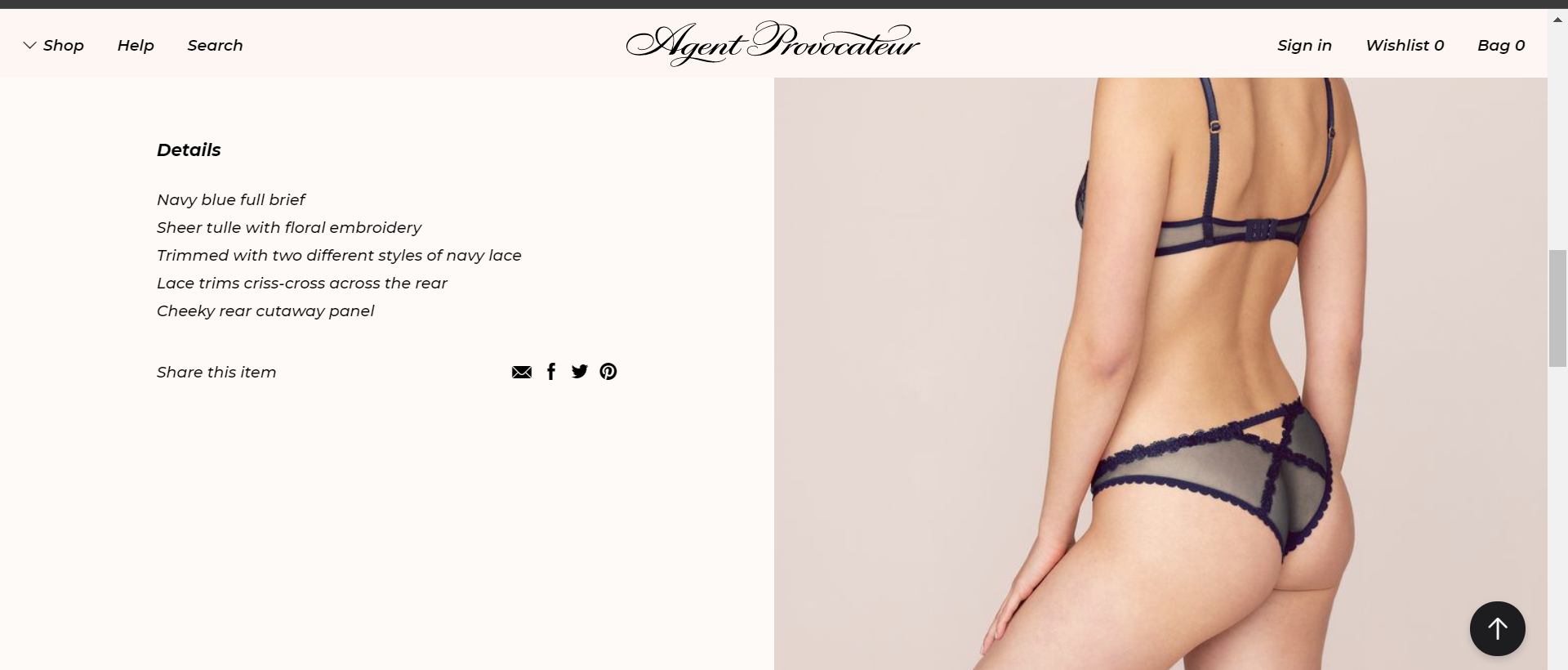 Ah yes, a full brief that's cheeky. | Scrolller