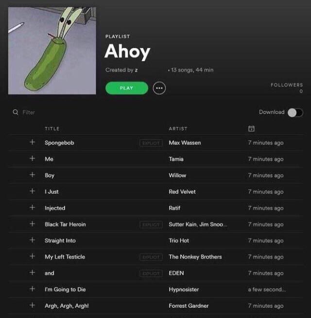 Ahoy Spongebob | Scrolller