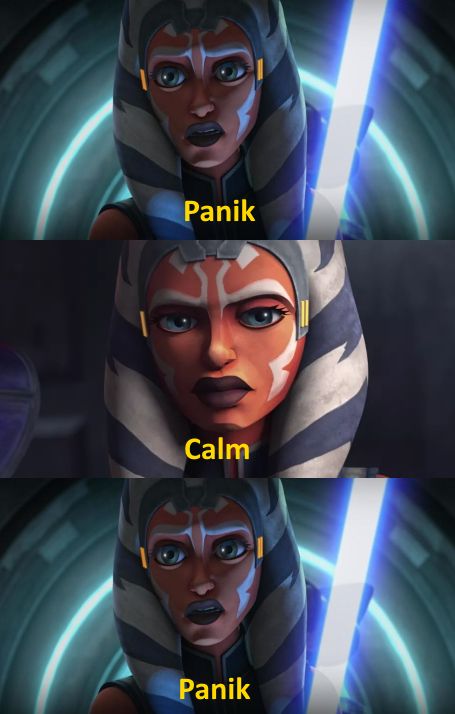 Ahsoka meme man format | Scrolller
