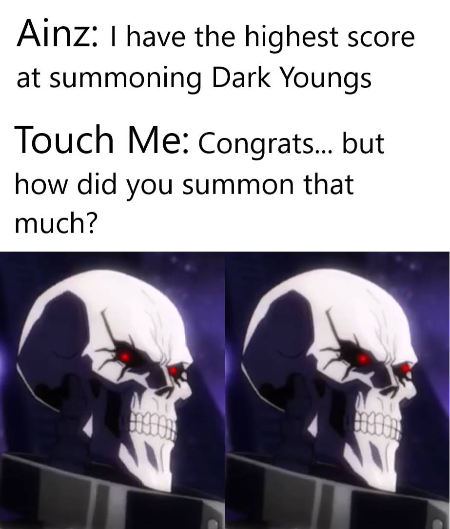 Ainz touched 70K innocent farmer | Scrolller