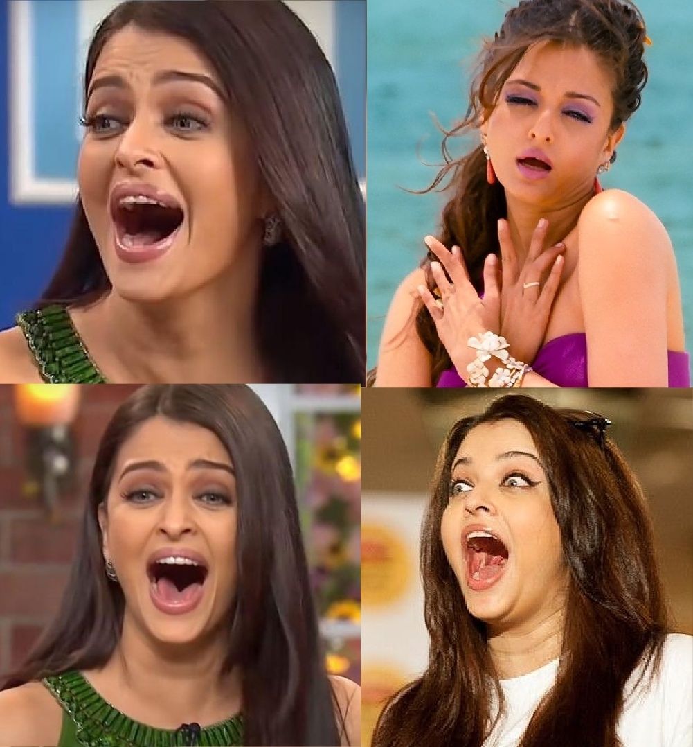 Aishwarya Rai [When a woman likes to open her mouth wide at every chance she gets...] | Scrolller