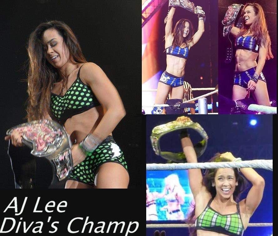 AJ won the Divas Championship 3 other times. | Scrolller