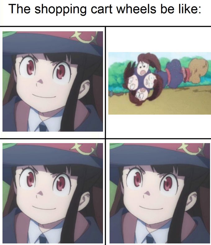 Akko the shopping cart | Scrolller