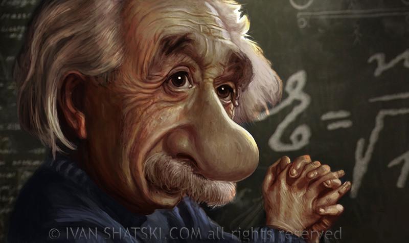 Albert Einstein by Ivan Shatski | Scrolller