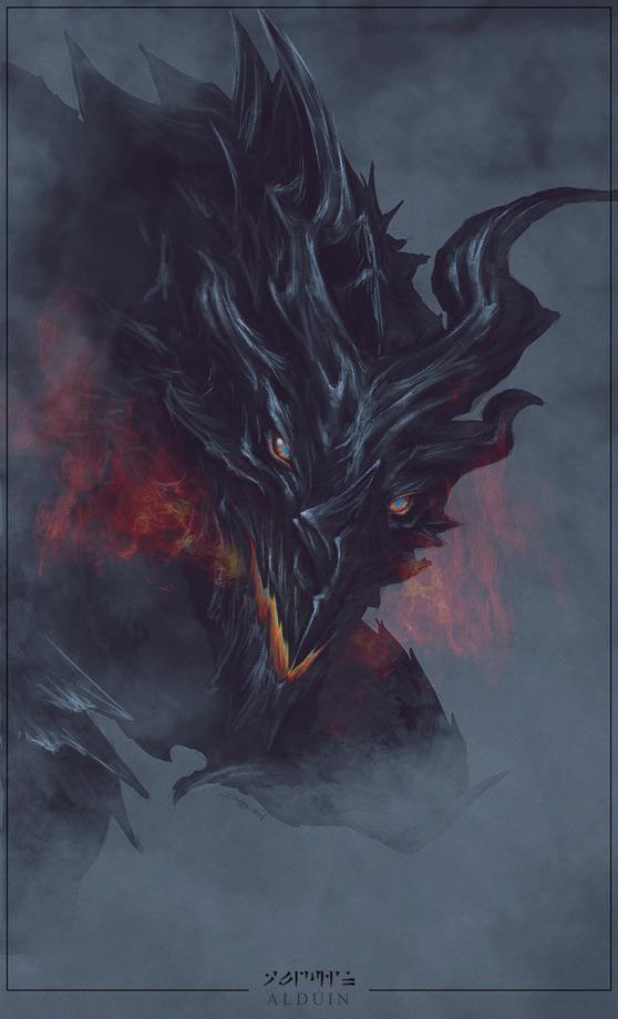Alduin The World Eater by Debby Illianes | Scrolller