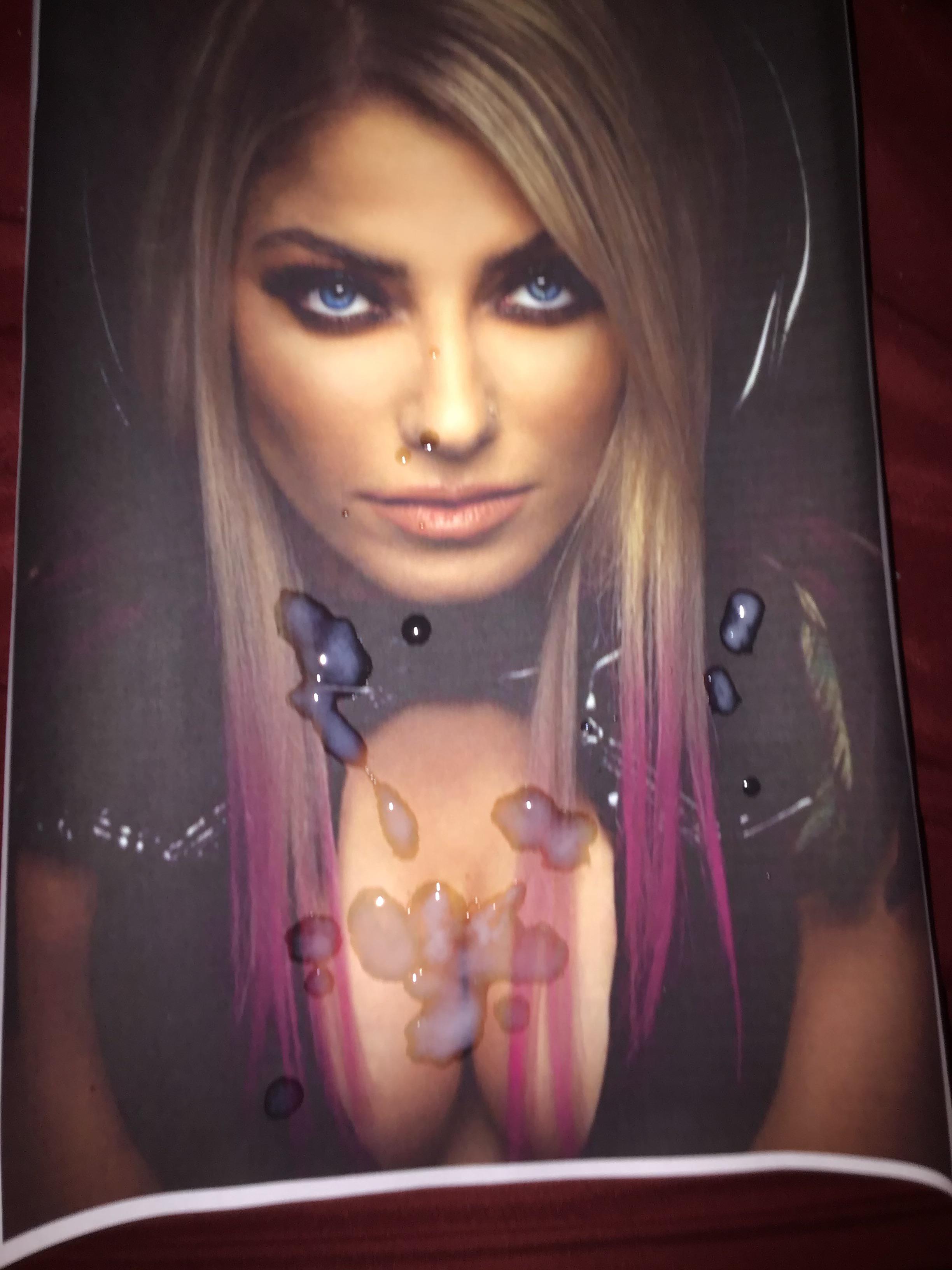 Alexa Bliss’ big tits needed a nice load | Scrolller