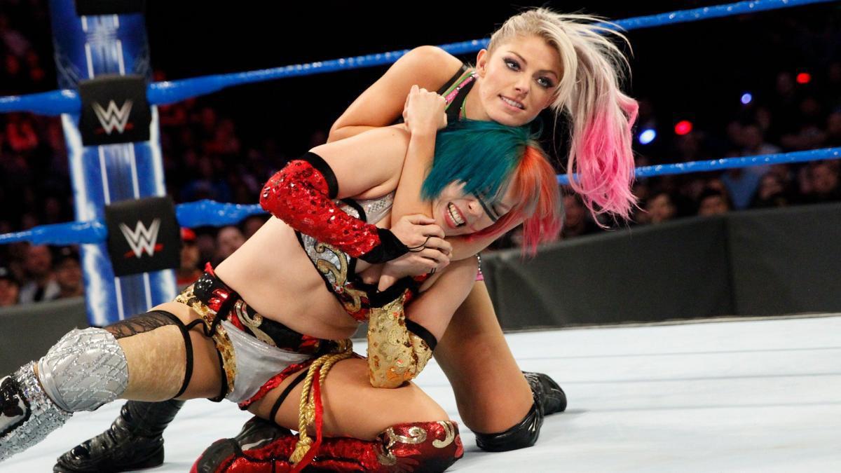 Alexa choking Asuka out for once | Scrolller