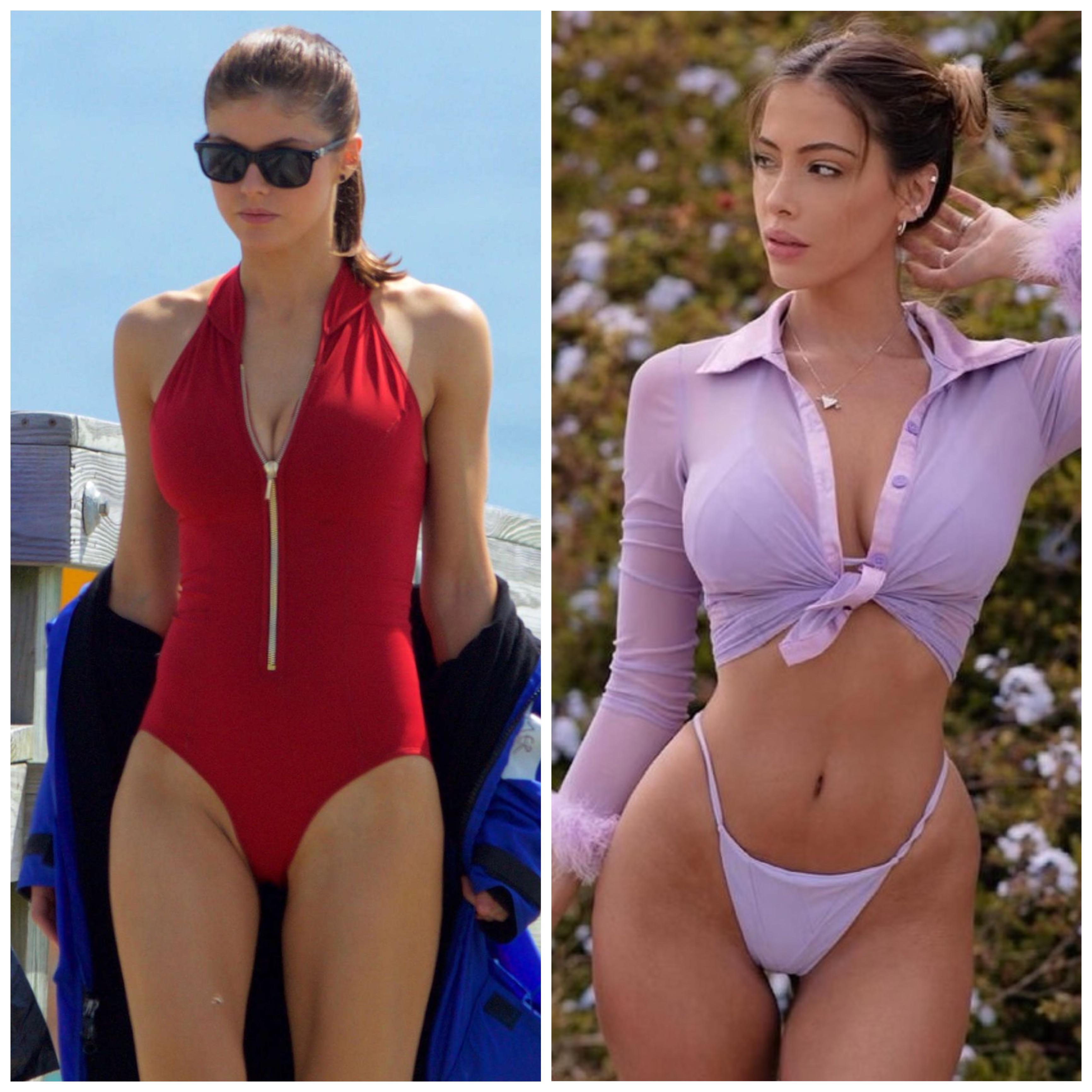 Alexandra Daddario vs Natalia Carvajal | Scrolller