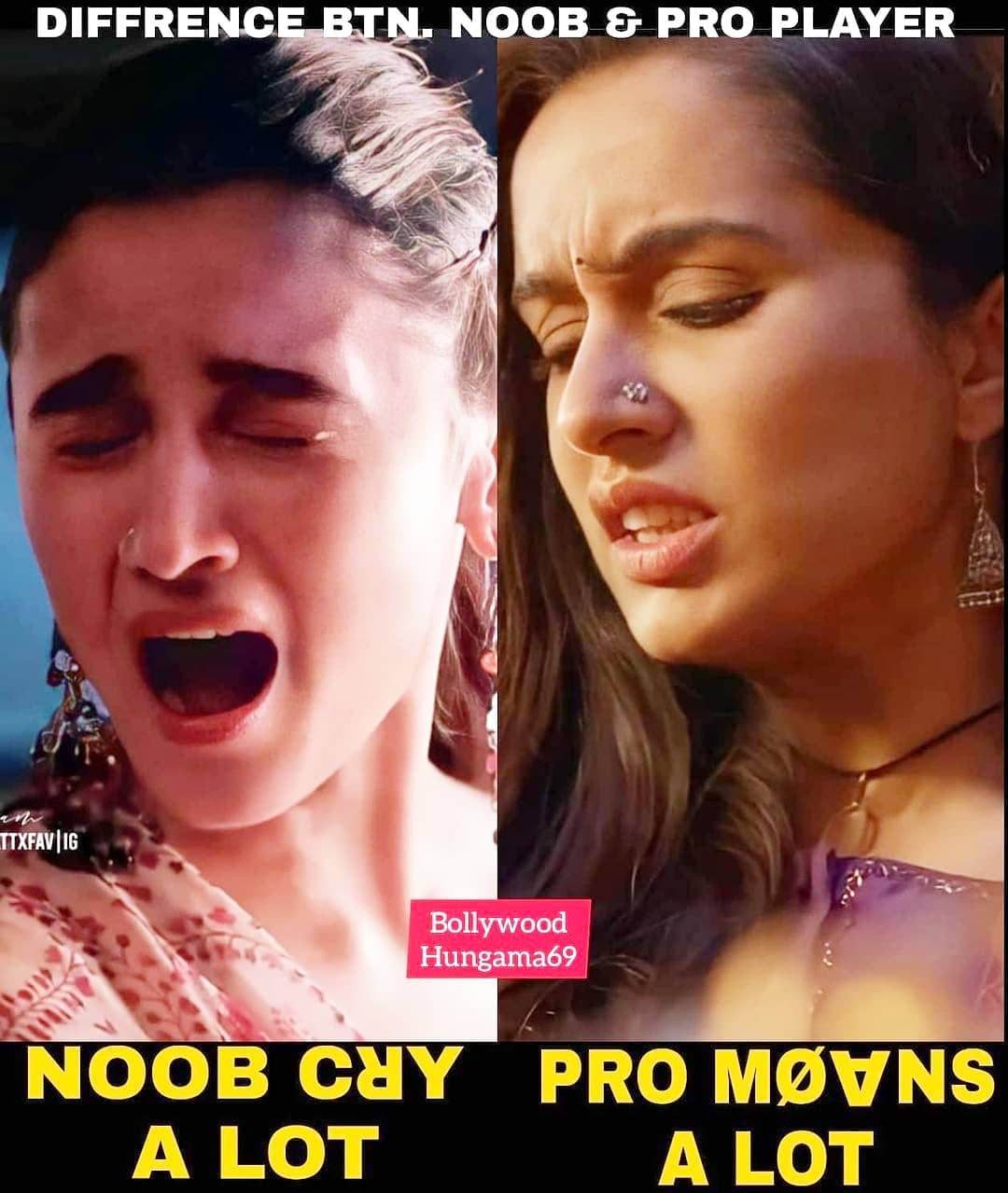 Alia Bhatt and Shraddha Kapoor two different types of holes and different reactions | Scrolller